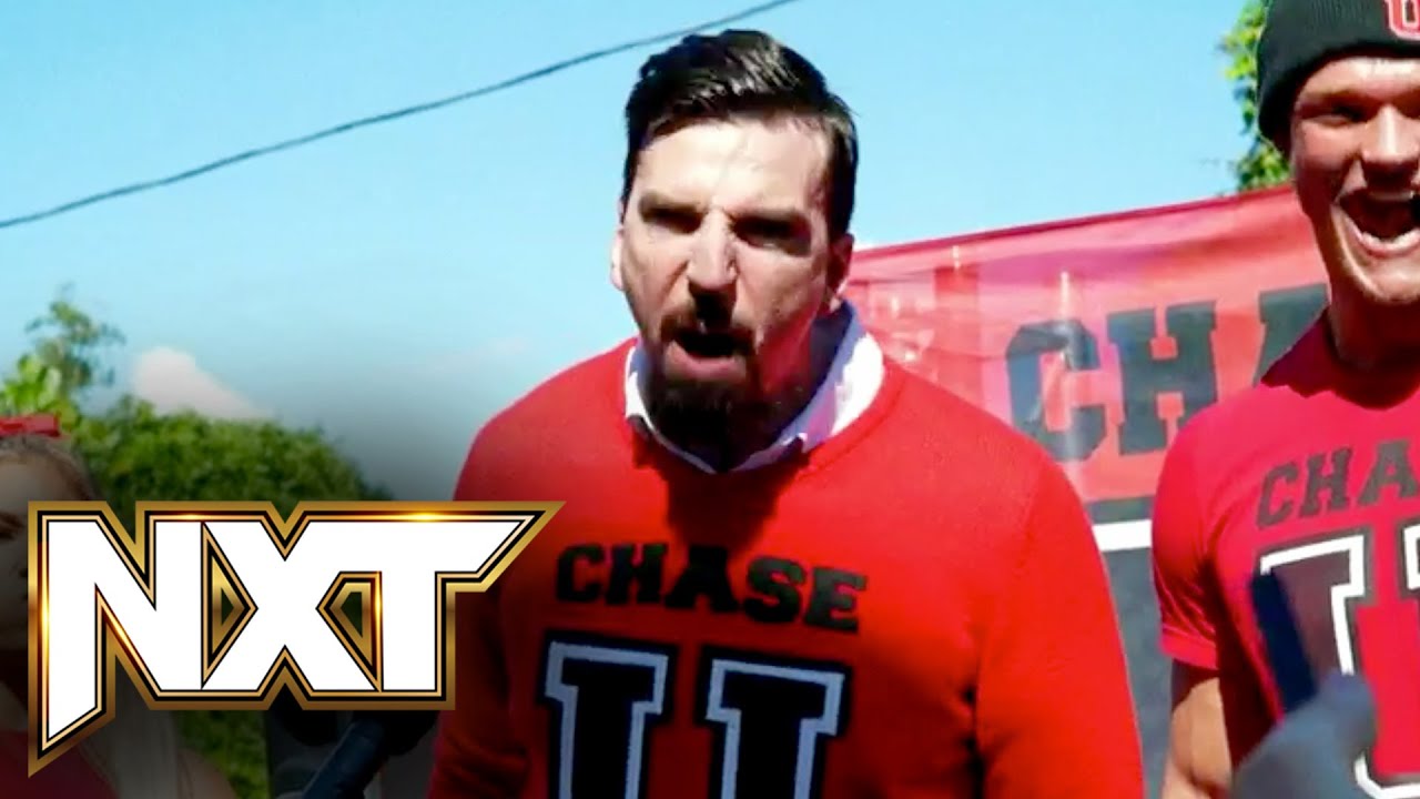 Andre Chase rallies his students at Chase U Pep Rally: WWE NXT, Sept ...