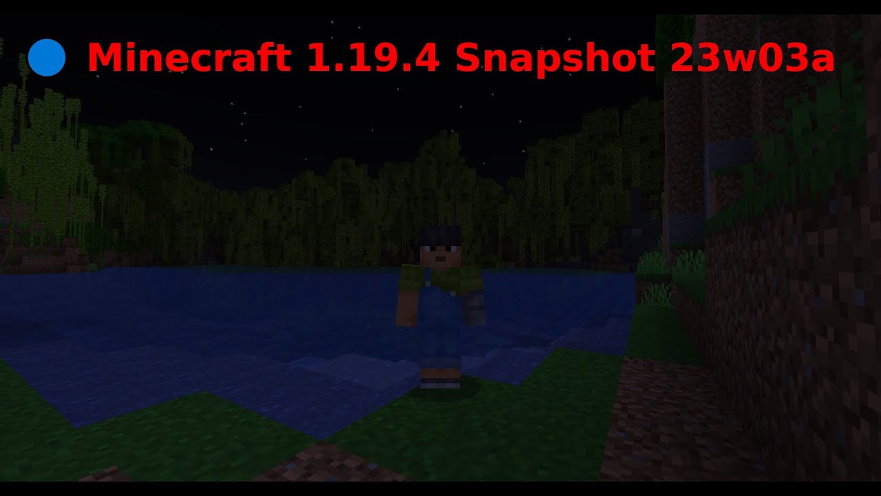 🔵 Minecraft 1.19.4 Snapshot 23w03a - YouTube