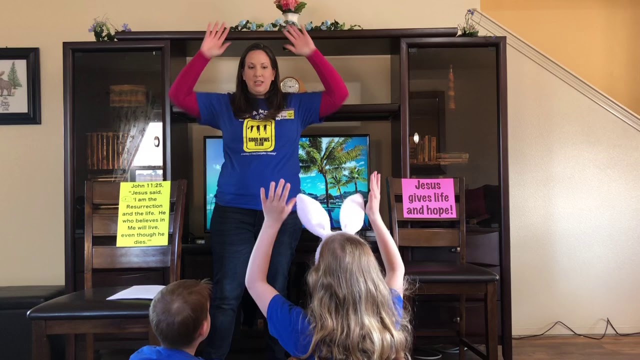 Good News Club Easter Party with the Bryans - Part 4 - Word Up and ...