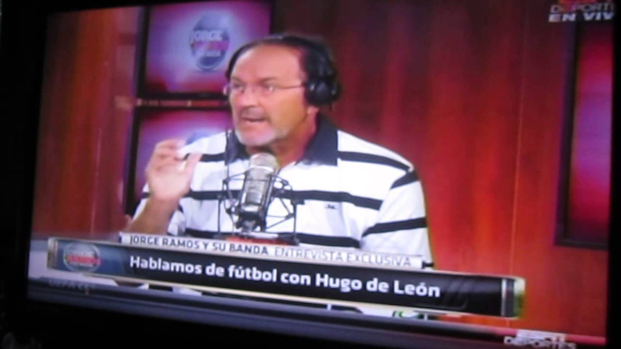 hugo de leon en espn deportes parte 1 - YouTube