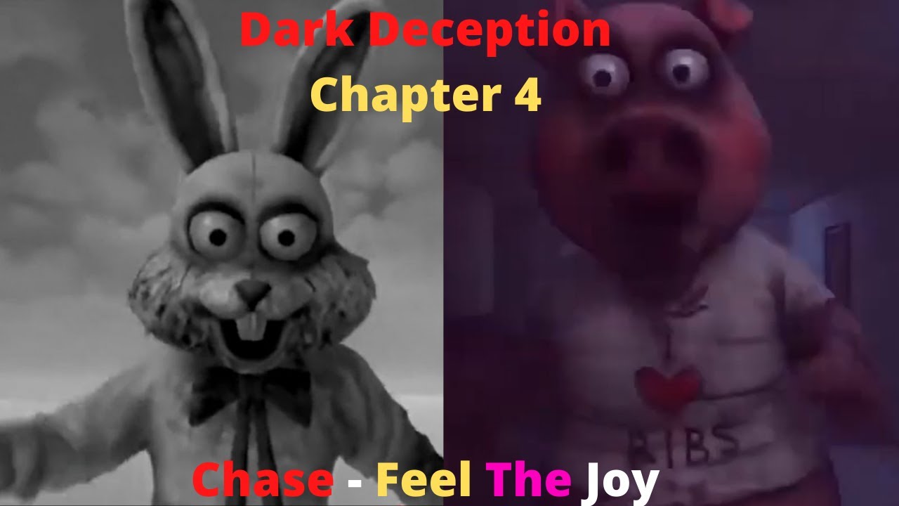 Dark Deception Chapter 4 LUCKY AND HANGRY CHASE ANIMATION with Feel The ...