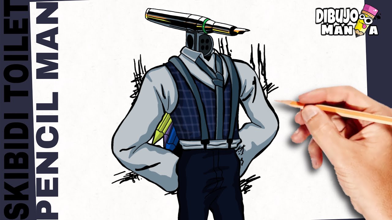 COMO DIBUJAR A PENCIL MAN de SKIBIDI TOILET MULTIVERSE | how to draw ...