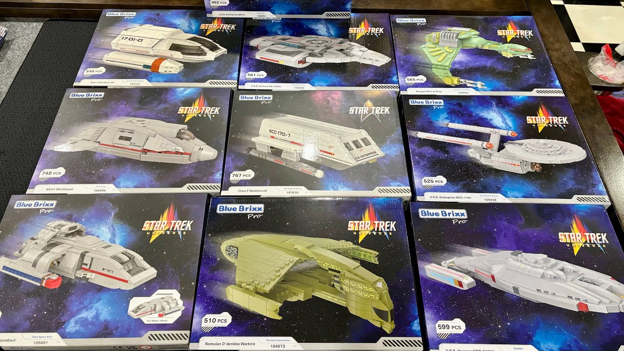 HUGE Delivery: Blue Brixx Star Trek Building Block Sets! - YouTube