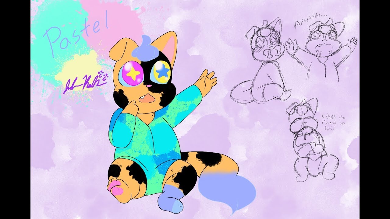 Undertale Fanchild Pastel Speed Art - Lady Julia KaNeko - YouTube