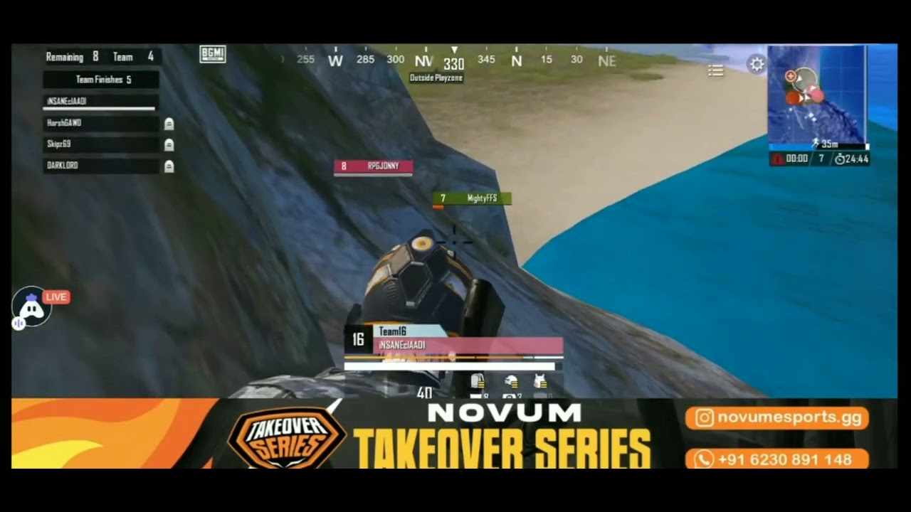 Bgmi Highlights | Jaxon | Team Hydra Jaxon 15 Kills Domination Chicken ...
