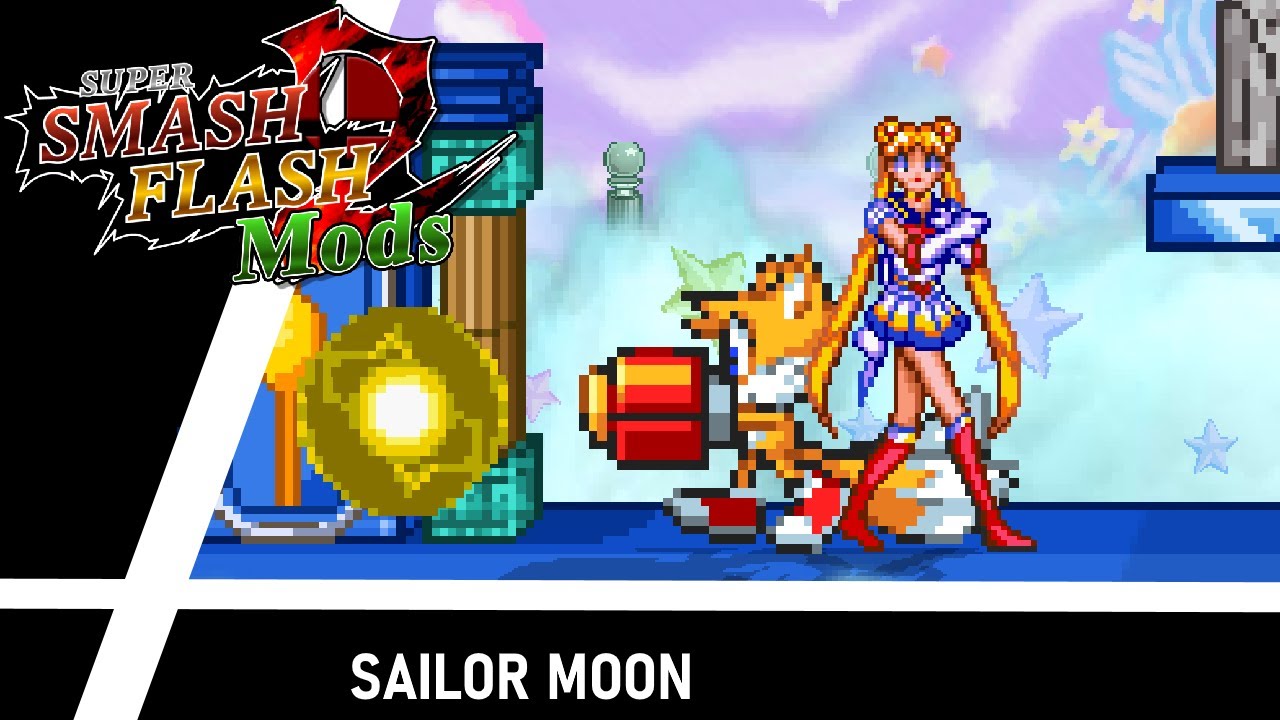 SSF2 mod Showcasing-Sailor Moon - YouTube