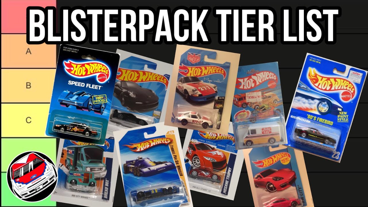 Hot Wheels Blisterpack Tier List | Duster2582 - YouTube