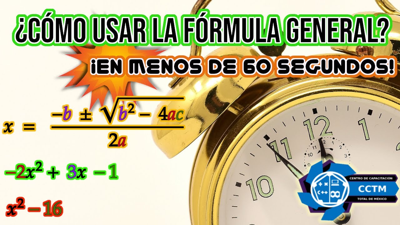 🤔 ¿Cómo usar la fórmula general? | 📝 2 ejemplos resueltos |⏰ En menos ...