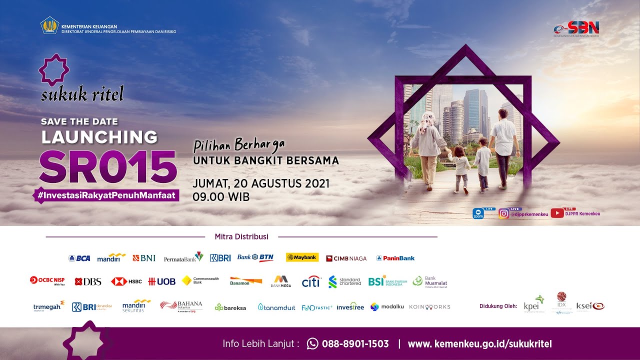 Virtual Launching Sukuk Ritel Seri SR015 - YouTube