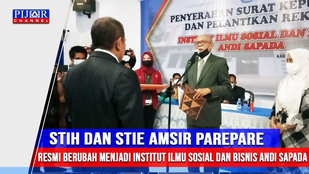 STIH dan STIE Amsir Parepare Resmi Menjadi Institut Ilmu Sosial dan ...