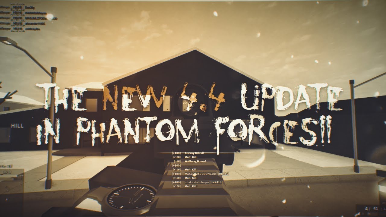 THE NEW 4.4 UPDATE IN PHANTOM FORCES!! (FULL AUTO SHOTGUN ADDED ...