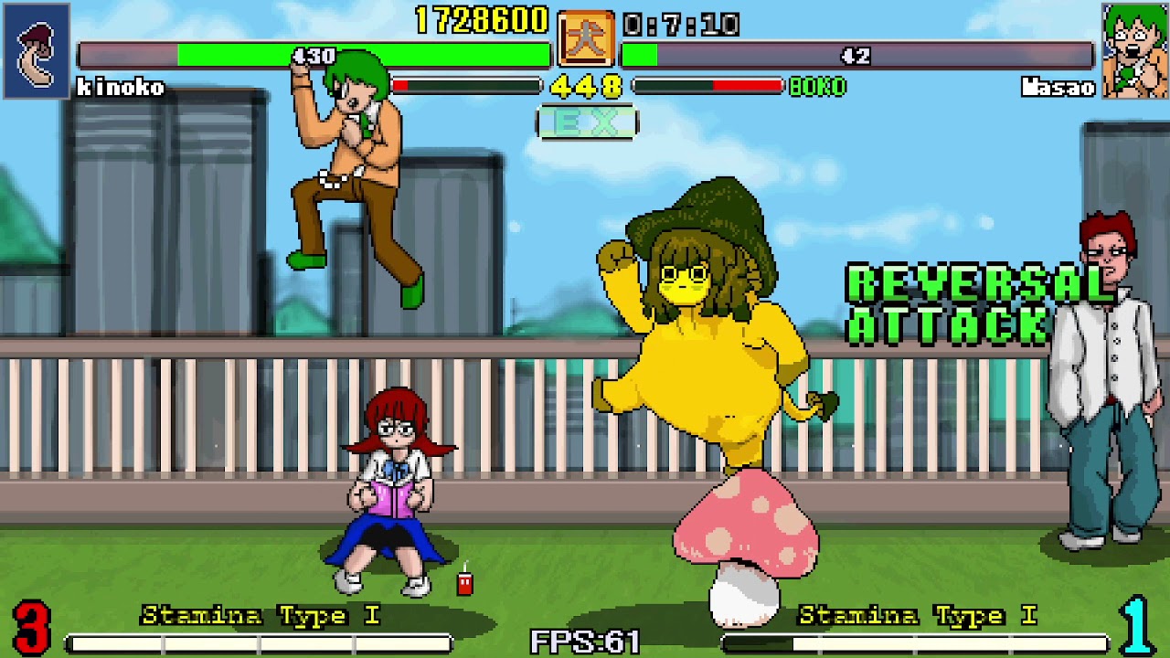 Ultra Fight Da ! Kyanta 2 Arcade Mode: Kinoko - YouTube