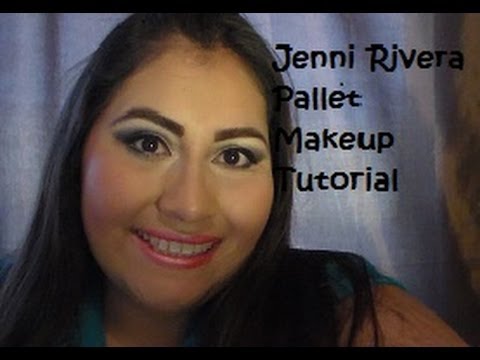 My Jenni Rivera Pallet Makeup Tutorial - YouTube