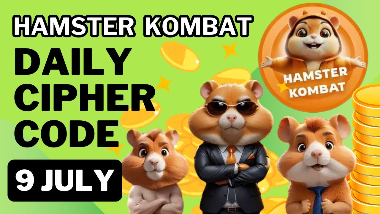 Daily cipher code 9 july hamster kombat | daily cipher code hamster ...