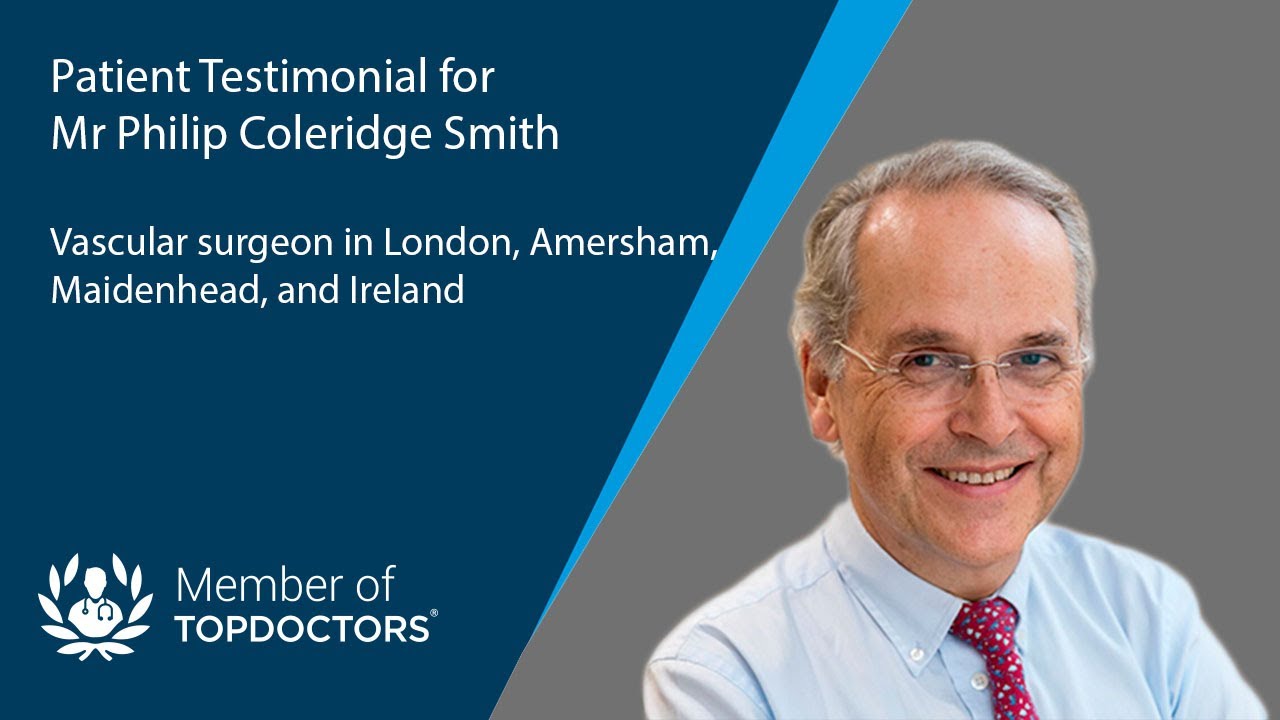 A patient testimonial for Mr Philip Coleridge Smith - YouTube