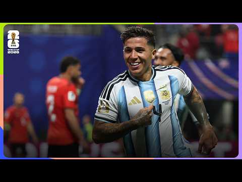 Enzo Fernandez's Late Goal Wins It For Argentina v Egypt!