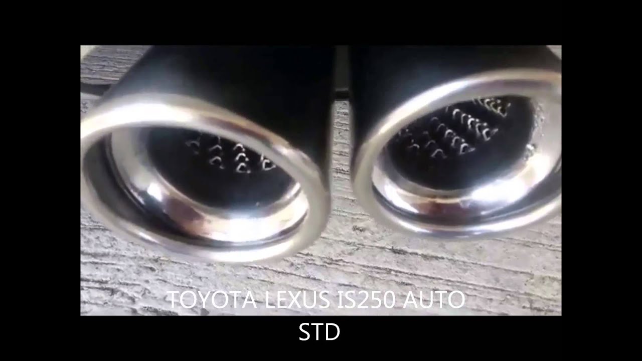 TOYOTA LEXUS IS250 A- Fox exhaust system - YouTube