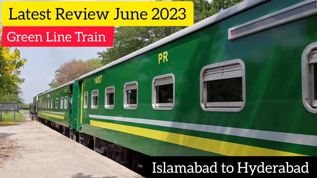 Green Line Train | Latest Review 2023 | Pakistan Train Travelling - YouTube
