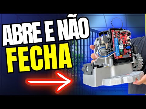 PORTÃO ELETRÔNICO Só Abre não  Fecha! Como resolver