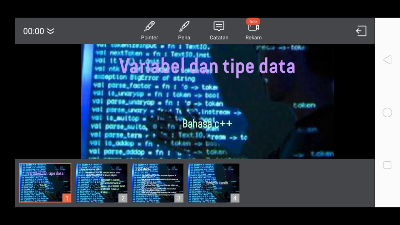 Variabel dan tipe data c++ - YouTube