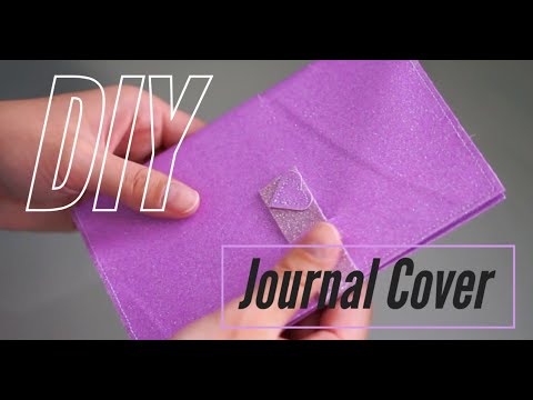 How to Make a Reusable Journal Cover - DIY Simple Steps - YouTube