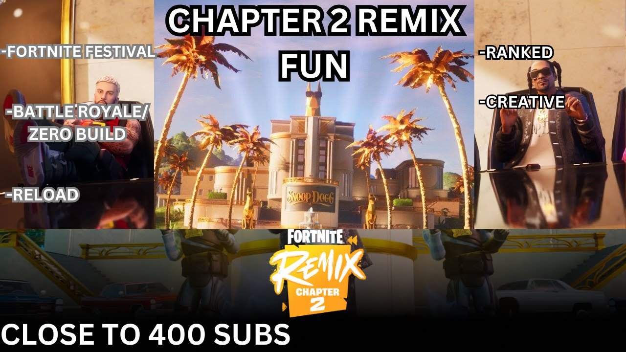 🔴LIVE - CHAPTER 2 REMIX FUN - (GOOD VIBES ONLY) - YouTube