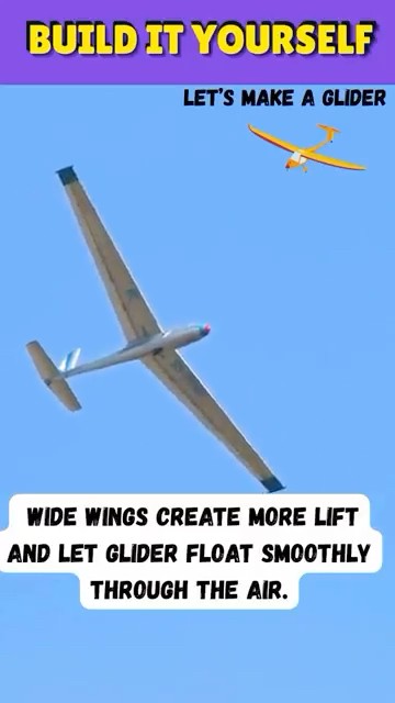 Flying without engines? That’s the power of gliders #diycrafts # ...