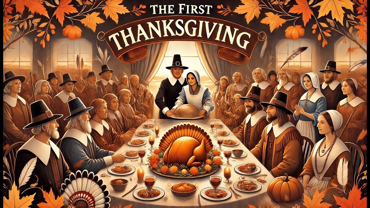 The First Thanksgiving : The True Story of the First Thanksgiving - YouTube