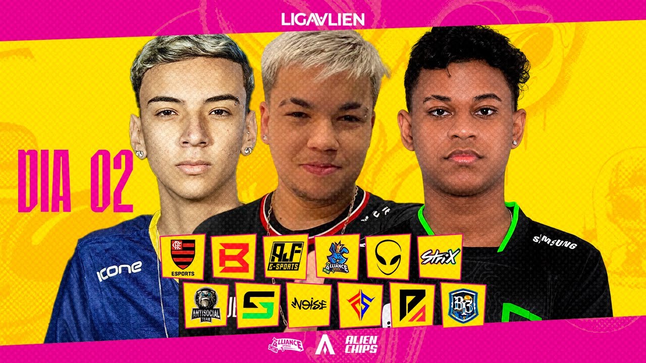 LIGA ALIEN SEASON 1 🩷 DIA 2 - AXC 🩷 NOISE, FAZ O P, FLAMENGO, AJF ...