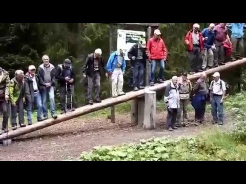 Old People Falling Off A Giant Seesaw (Original Sound)