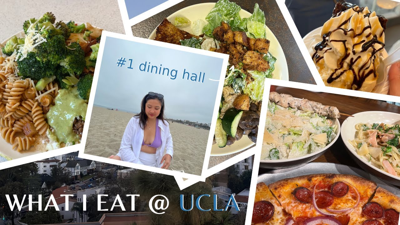 what i eat in a week at ucla - #1 dining hall in the country (hehe ...