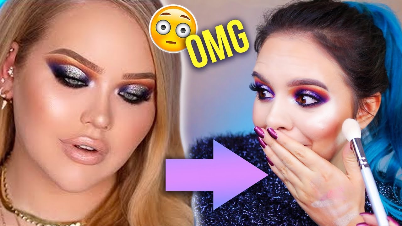 Ich habe versucht, ein NIKKIETUTORIALS MAKEUP TUTORIAL nachzuschminken ...