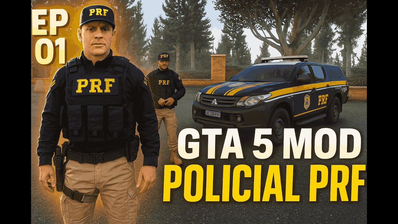 PRIMEIRA PATRULHA na PRF! 🚨 GTA 5 MOD POLICIAL BR EP1 - YouTube