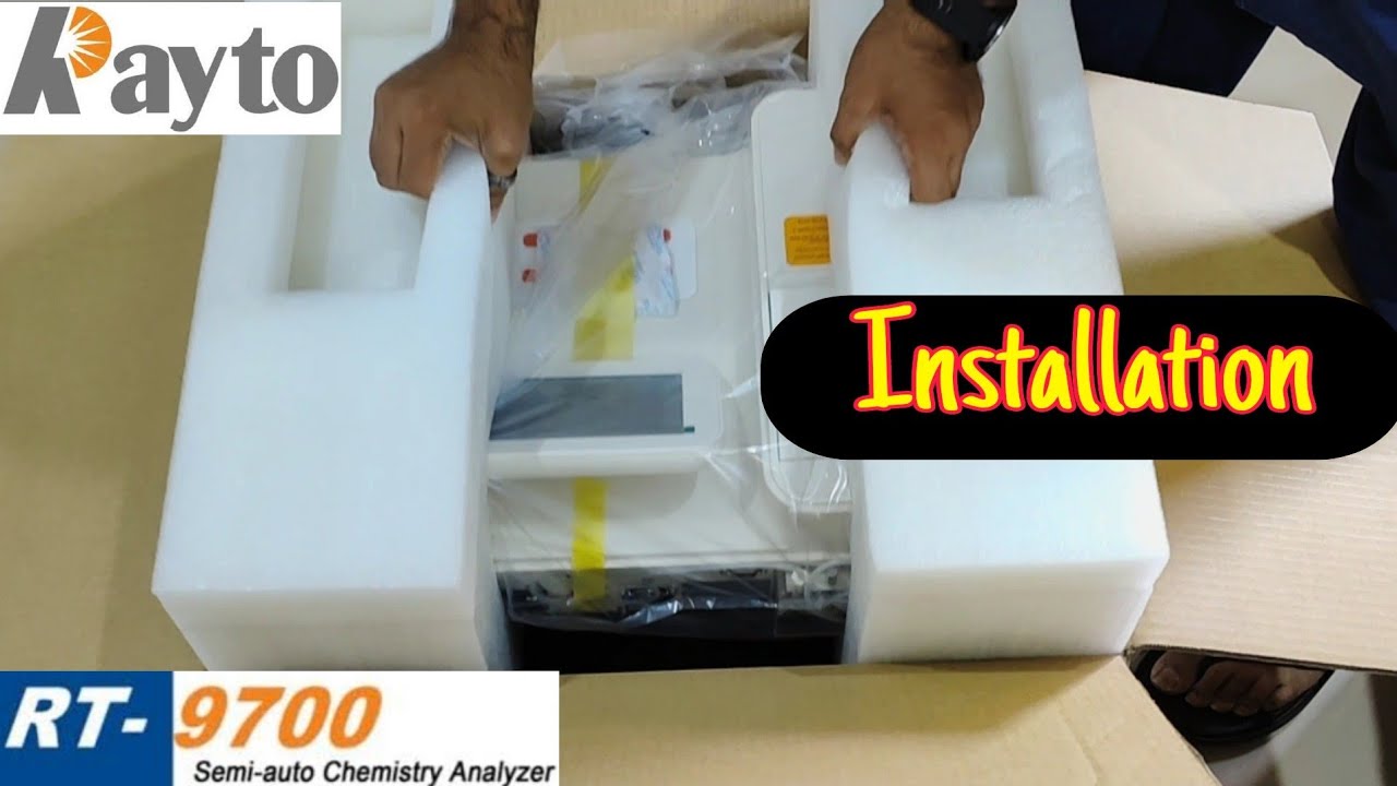 Rayto Rt-9700 Chemistry Analyzer Installation - How To Install In Under ...
