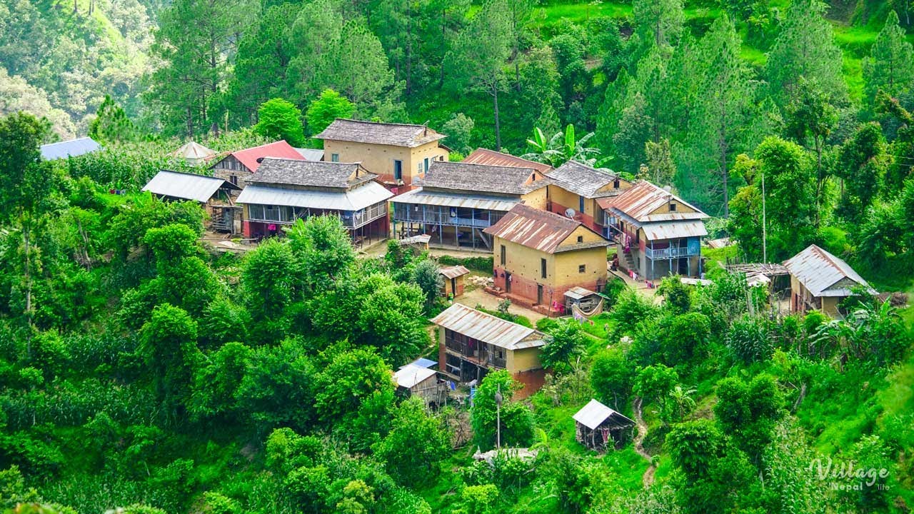 Village Life 4K | Best Nepali Mountain Village Life | Countryside Life ...