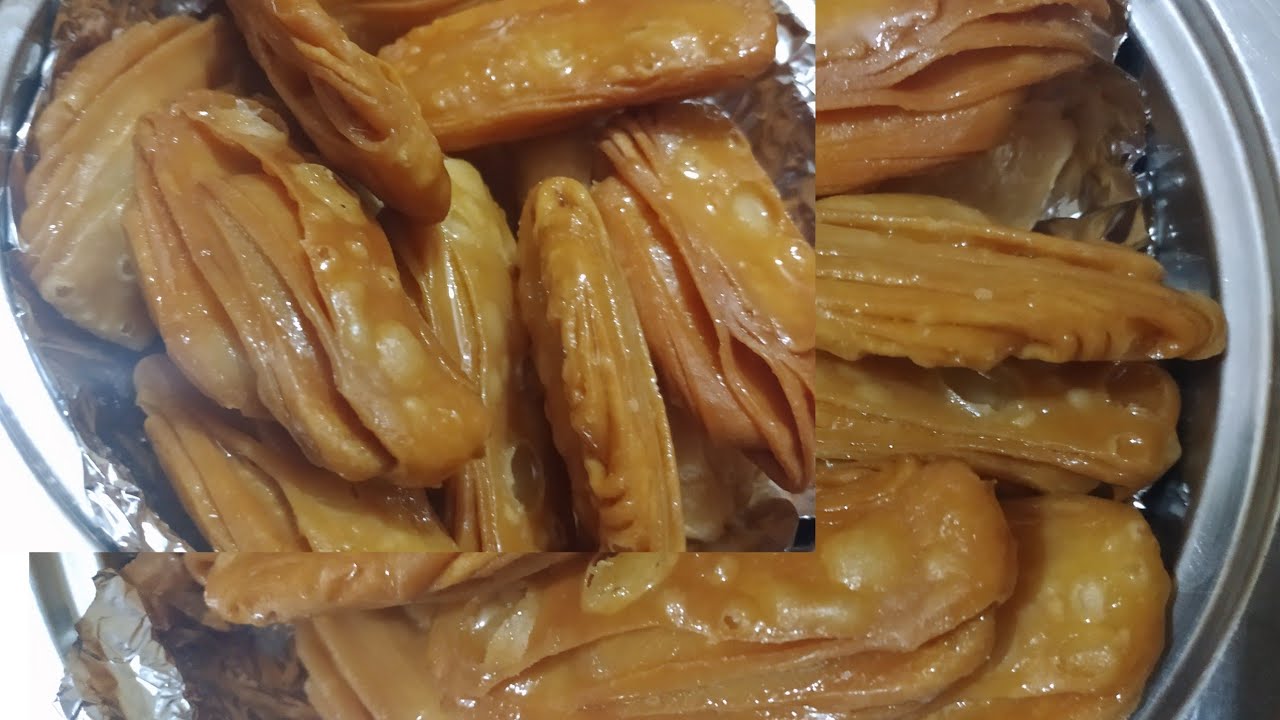 Sweet Khaja Recipe | Khaja Recipe | Madatha Khaja recipe - YouTube