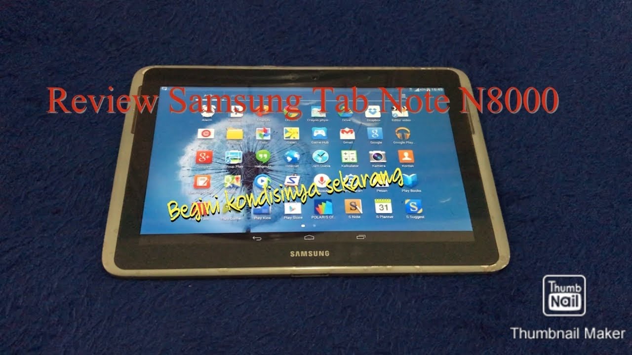 Review Samsung Tab Note N8000 - YouTube