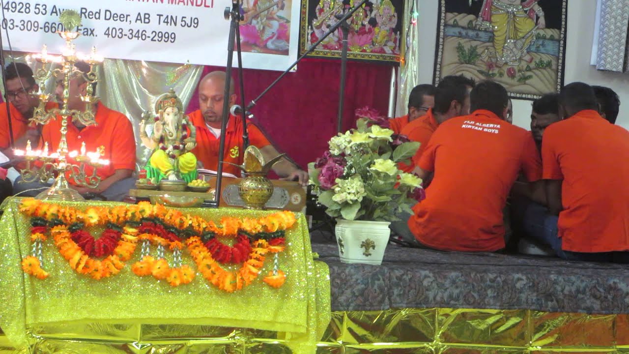 Fiji Alberta Satsang Group - kirtan by CHRIS BABU @ red deer part 1 ...