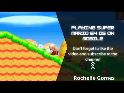 Playing Super Mario 64 DS on Mobile | Super Mario #games - YouTube
