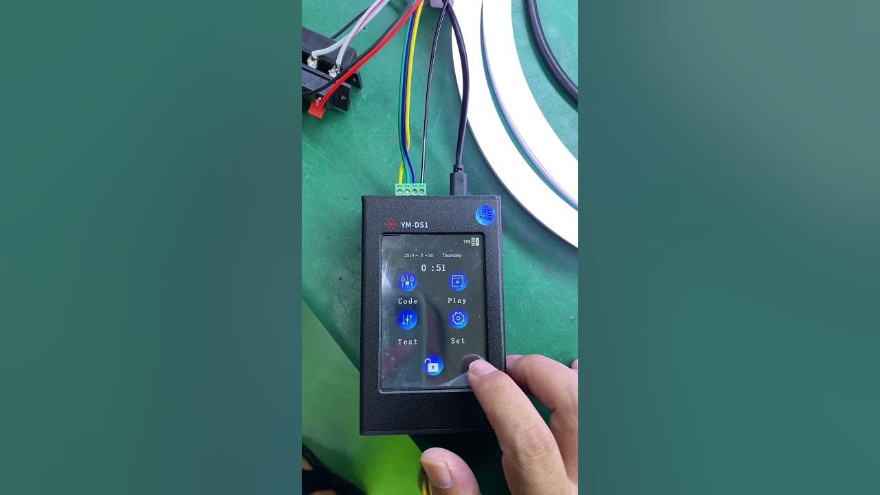 YM DMX Address writer user guide - YouTube