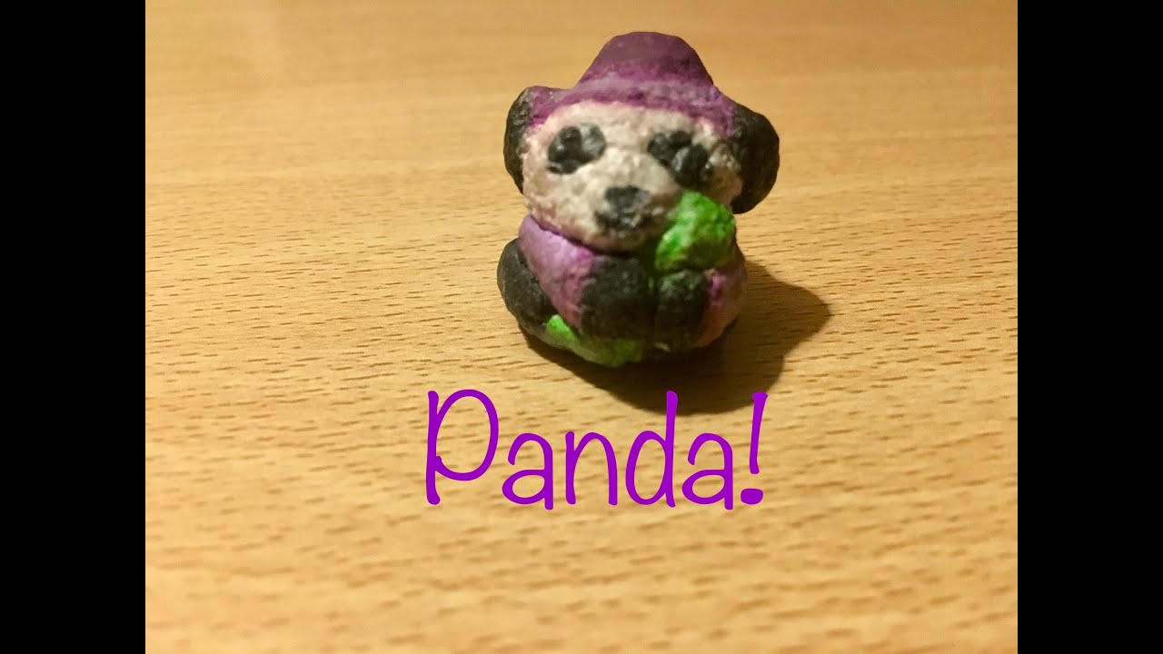 Papier-Mache panda - YouTube