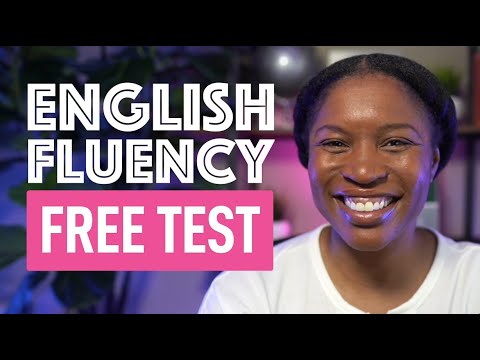 ENGLISH FLUENCY TEST - YouTube