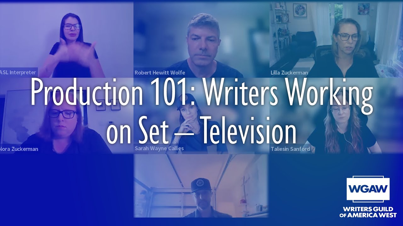 Production 101: Writers Working on Set – Television - YouTube