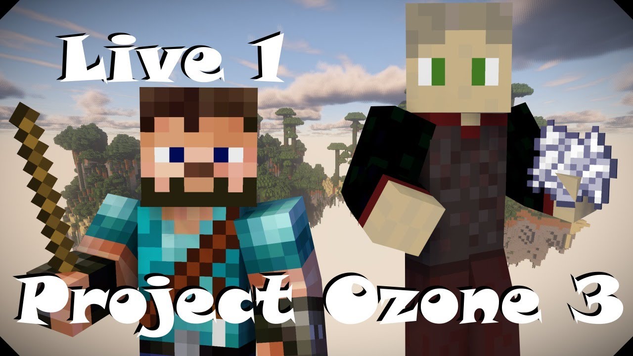 Project Ozone 3 Skyblock - Live Stream Series W/ Sbeev! - Minecraft ...