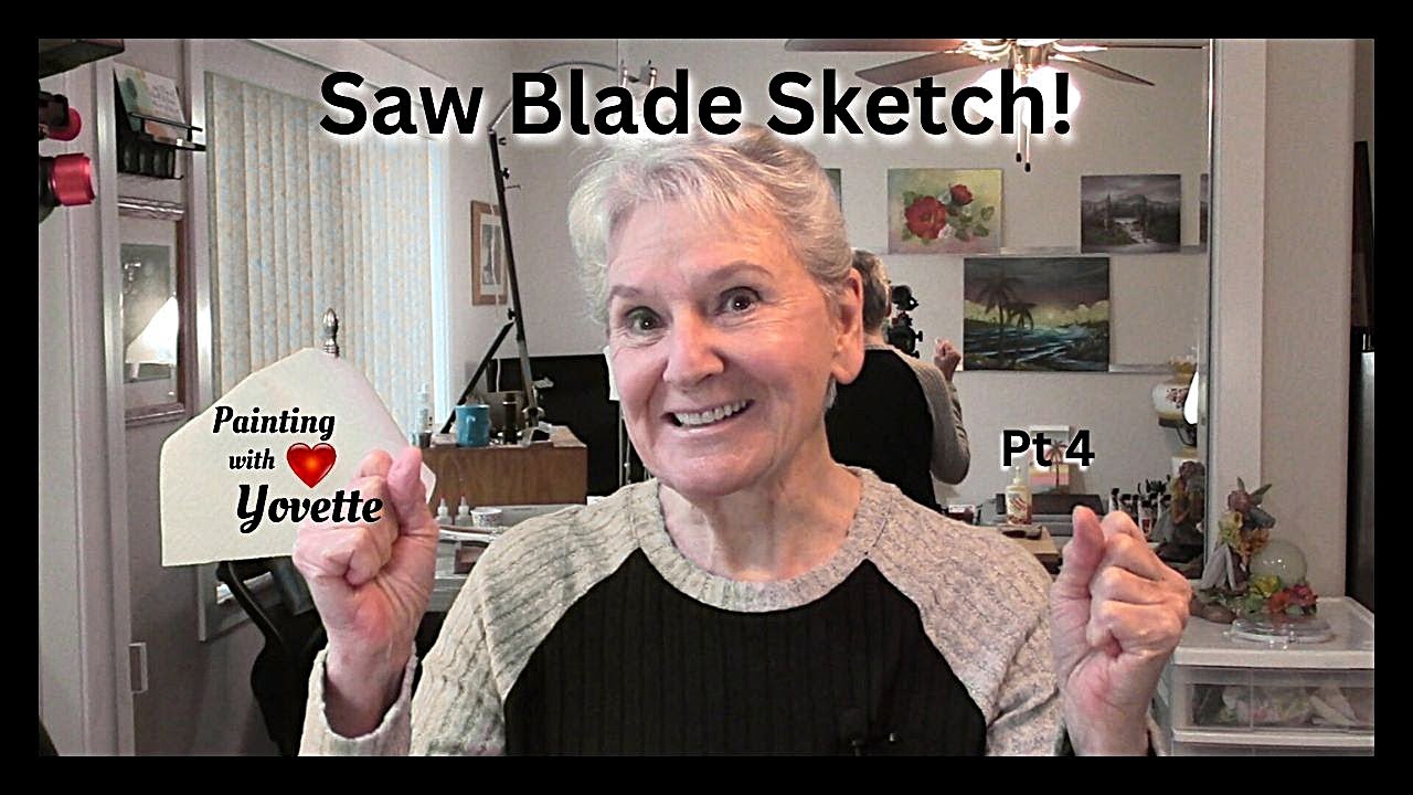 Saw Blade Sketch, Pt 4 // With Yovette - YouTube