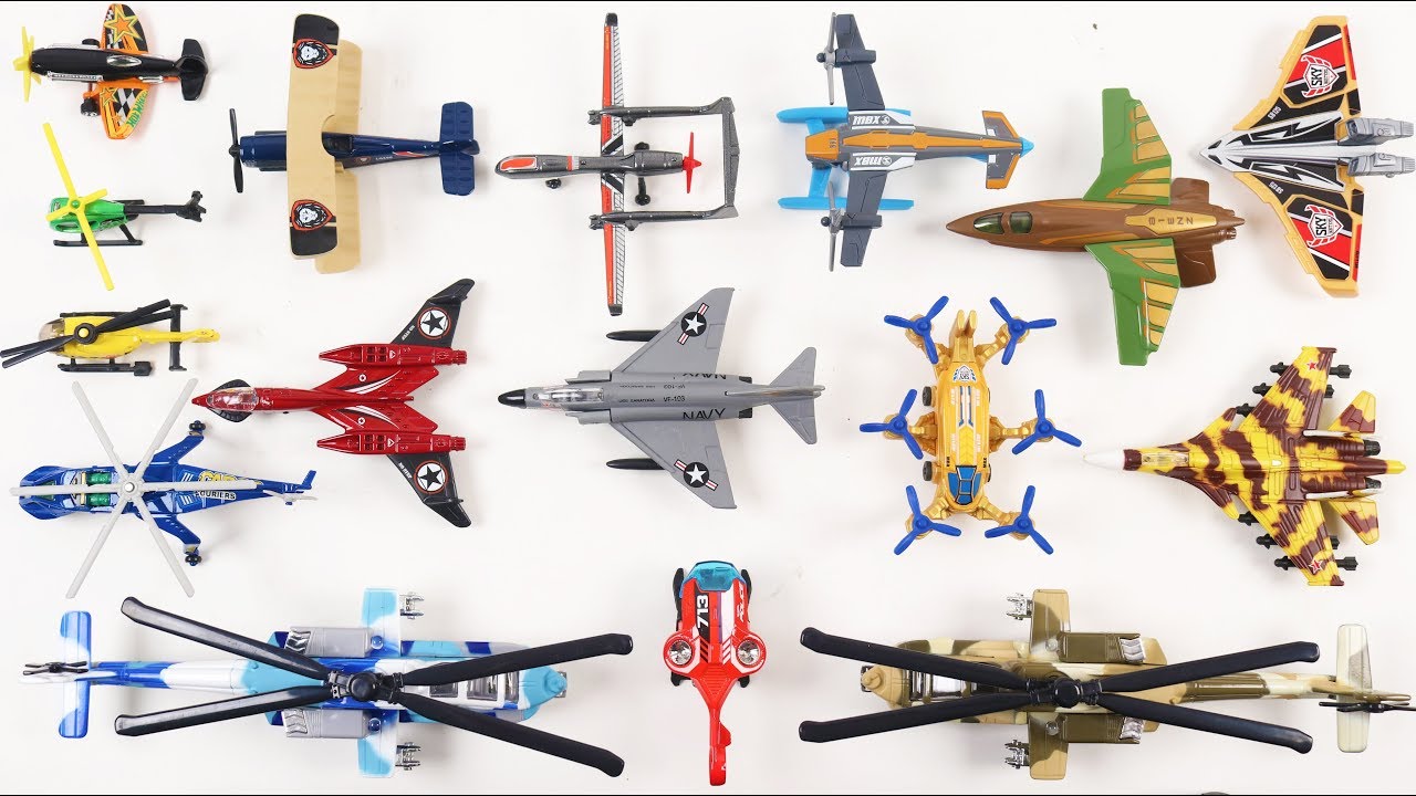 Learning Types of Helicopters, Planes and Jets for Kids children ...