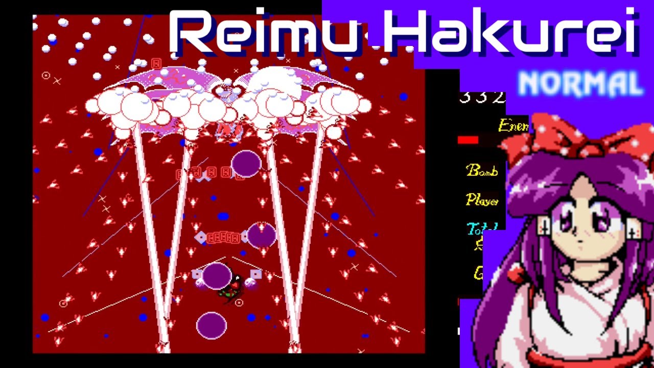 Touhou 5 - Mystic Square | Reimu Normal 1cc - YouTube