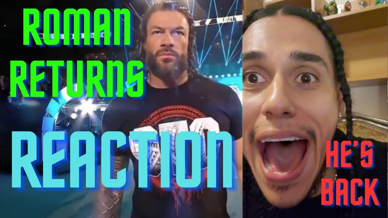 Roman Reigns Returns live reaction WWE Summerslam - YouTube