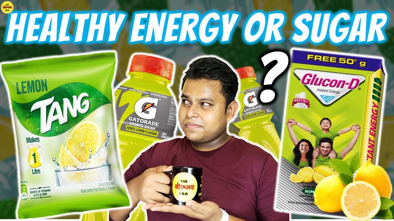 GATORADE vs TANG vs GLUCON D? Best LEMON FLAVOR SUMMER ENERGY DRINK ...