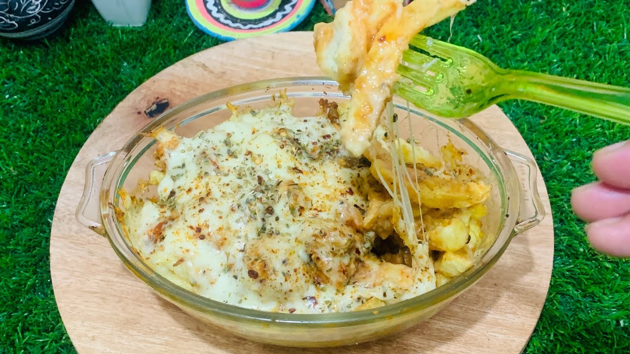 Cheese loaded fries/extra loaded chilli fries recipe by cooking with ...